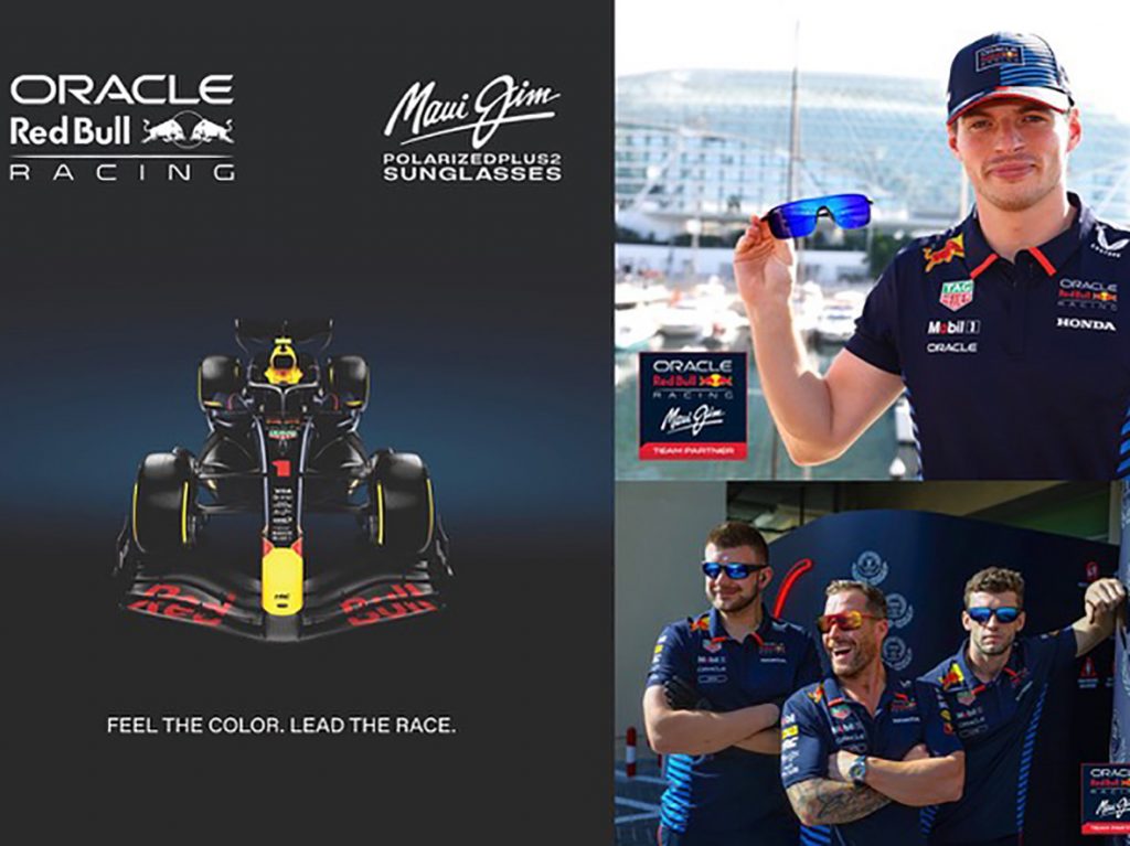Partnerschaft von Maui Jim und Oracle Red Bull Racing - EYECOM